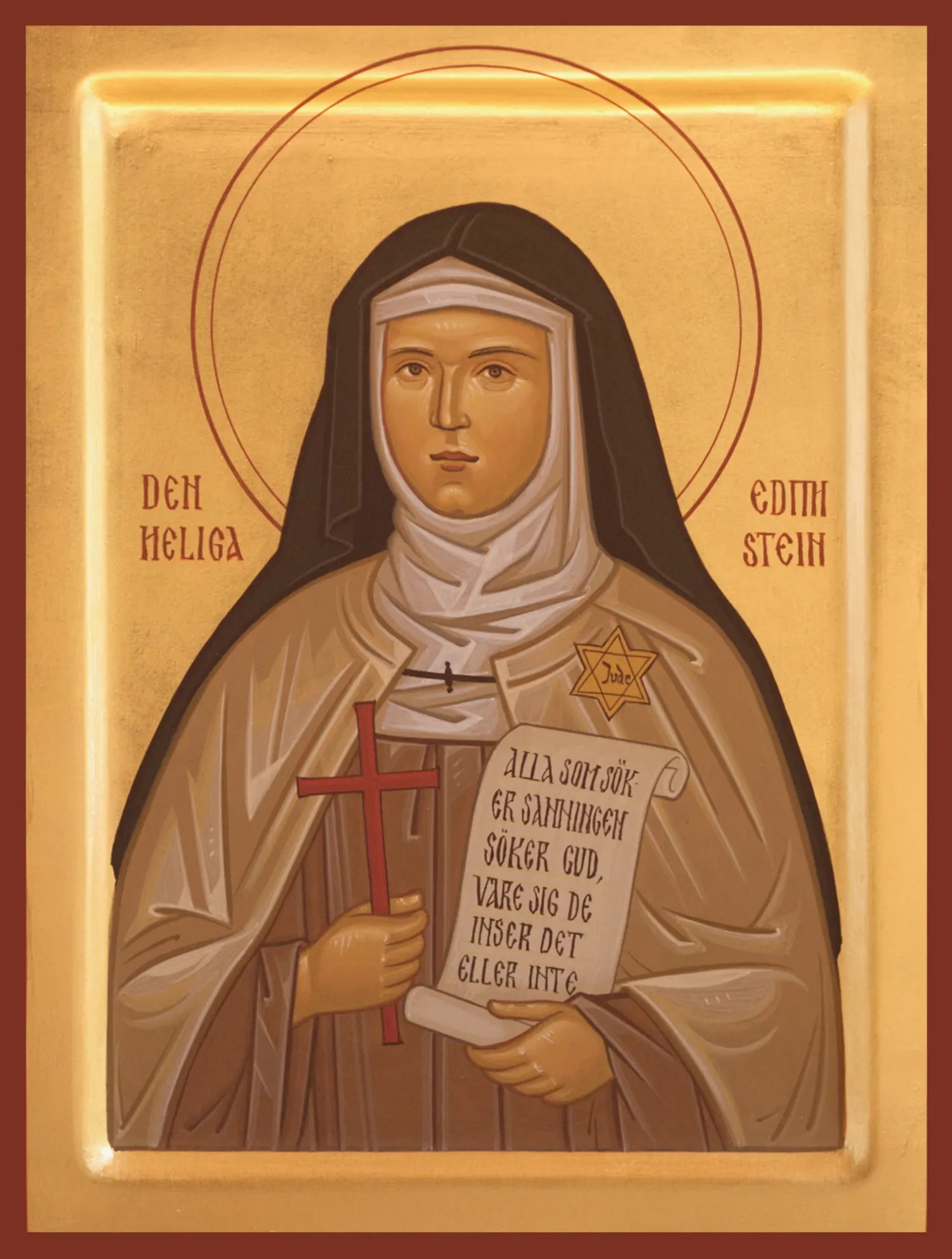 Den heliga Edith Stein - Ikonverkstaden