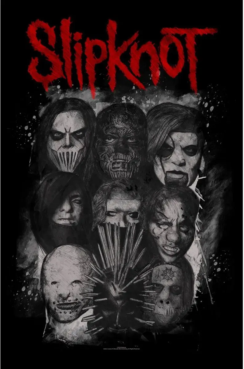 SLIPKNOT - MASKS poster flag - mikefashion.se
