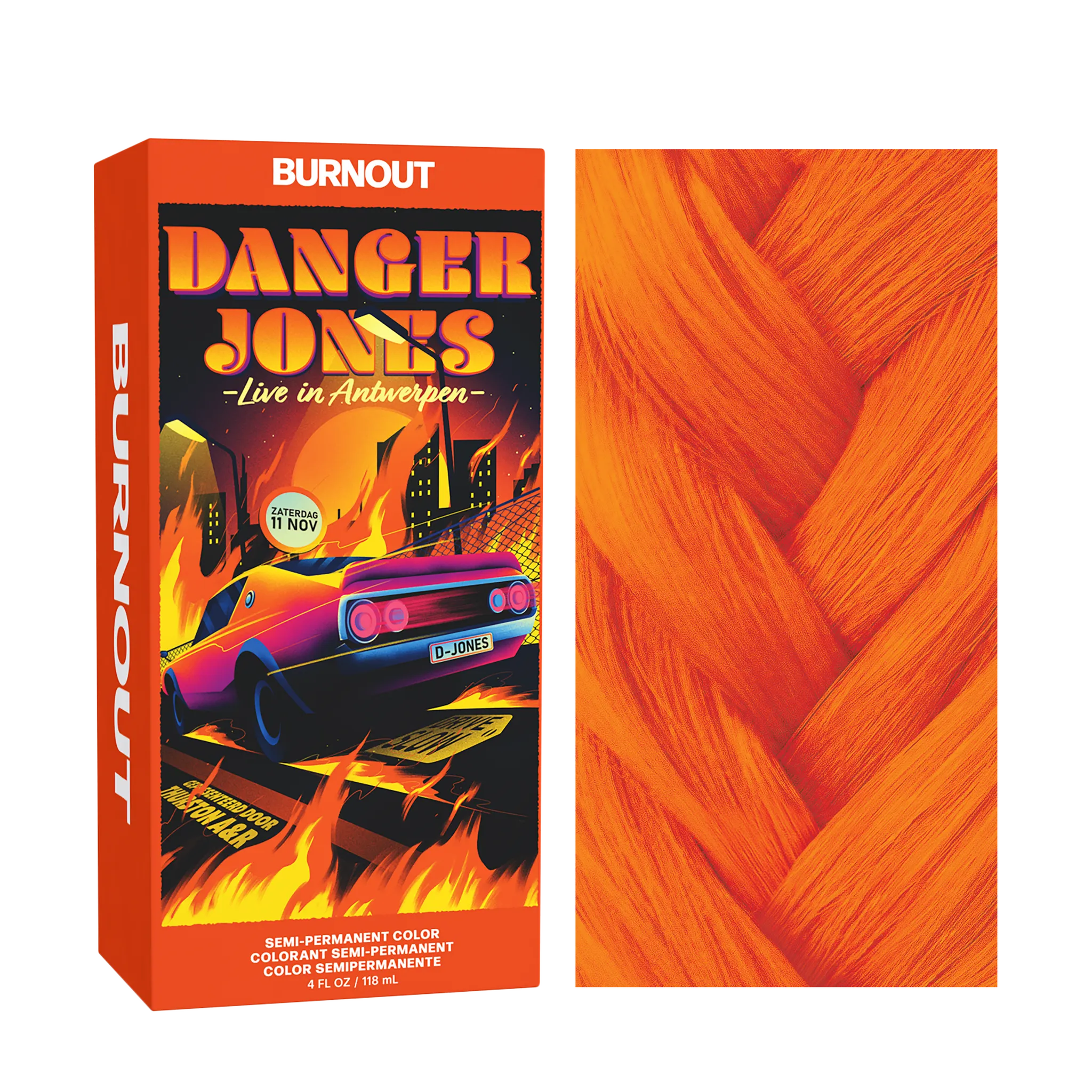 Danger Jones - Burnout (Orange Semi-Permanent Hårfärg) - Barocks - Din ...