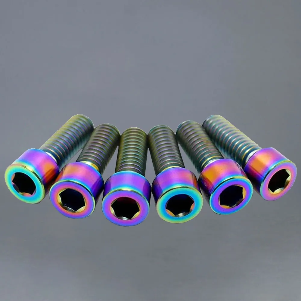 Profile Titanium Stem Rainbow Bolts - Top12