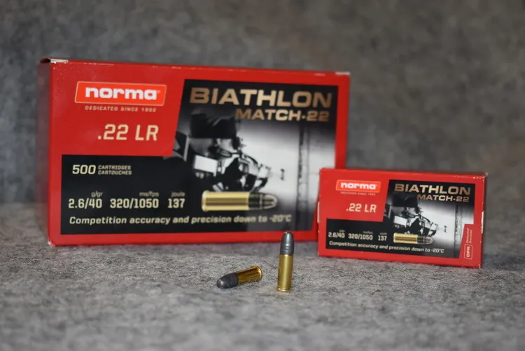 NORMA BIATHLON MATCH .22lr Låda 5000st - Skidskytteexperten ...