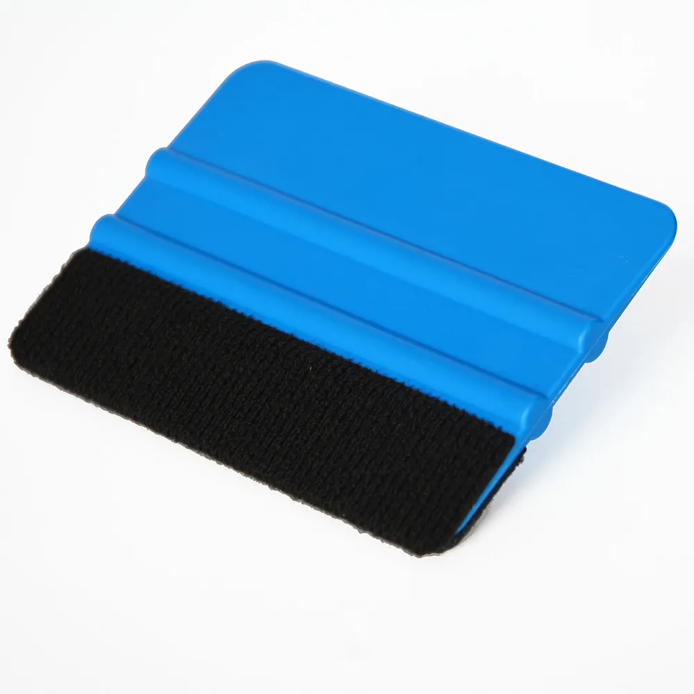 Blå skrapa med filt 10cm - Toning och Foliering - XT DEKOR