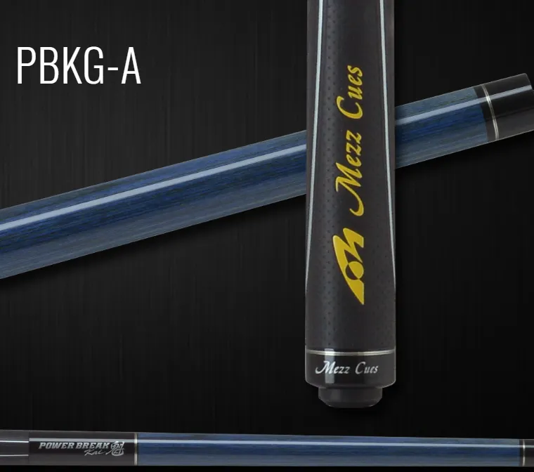 Mezz Power Break Kai Blue with grip, PBKG-A - KB Custom Cues