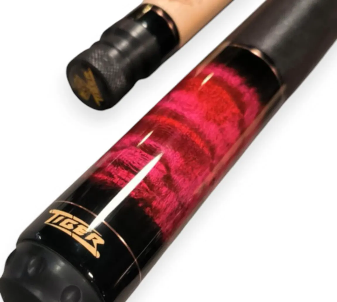 TIGER C2-1RW with LD shaft and linen grip. - KB Custom Cues