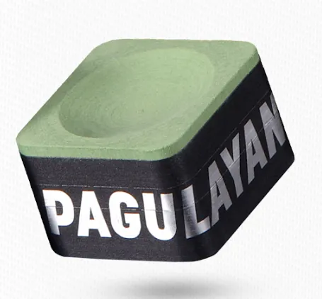 Pagulayan Green Chalk with Patch - KB Custom Cues