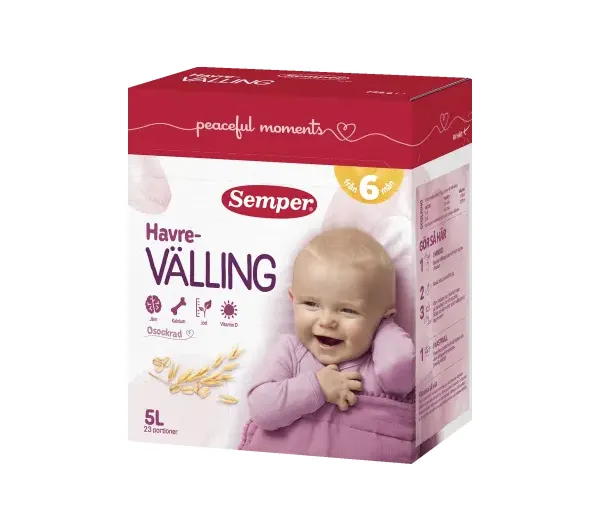Semper Oat Gruel 6 Months Ready-to-drink - 200 ml - Scandinavian Online ...