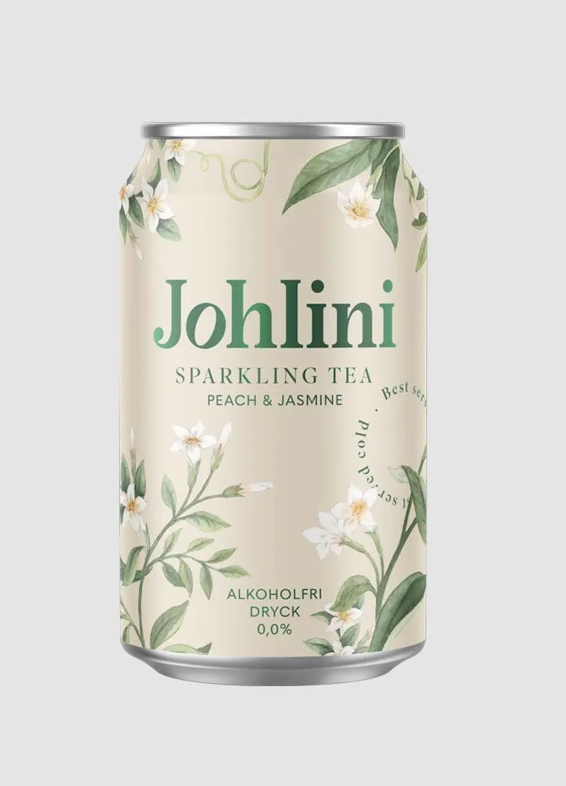 Johlini Sparkling Tea, Pineapple & Jasmine - 33 cl - Scandinavian ...