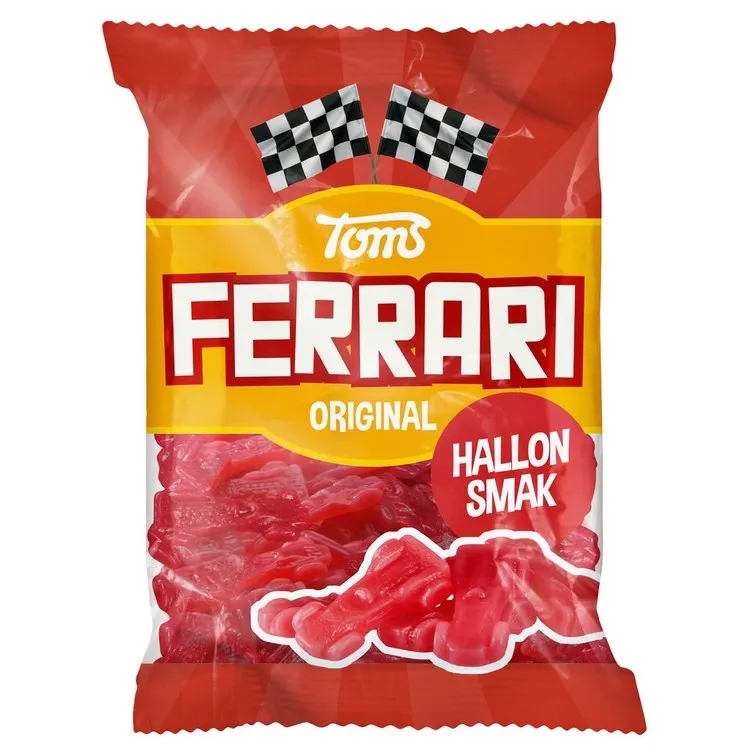 Ferraribilar - Coches de caramelo con sabor a frambuesa, 130 gramos ...