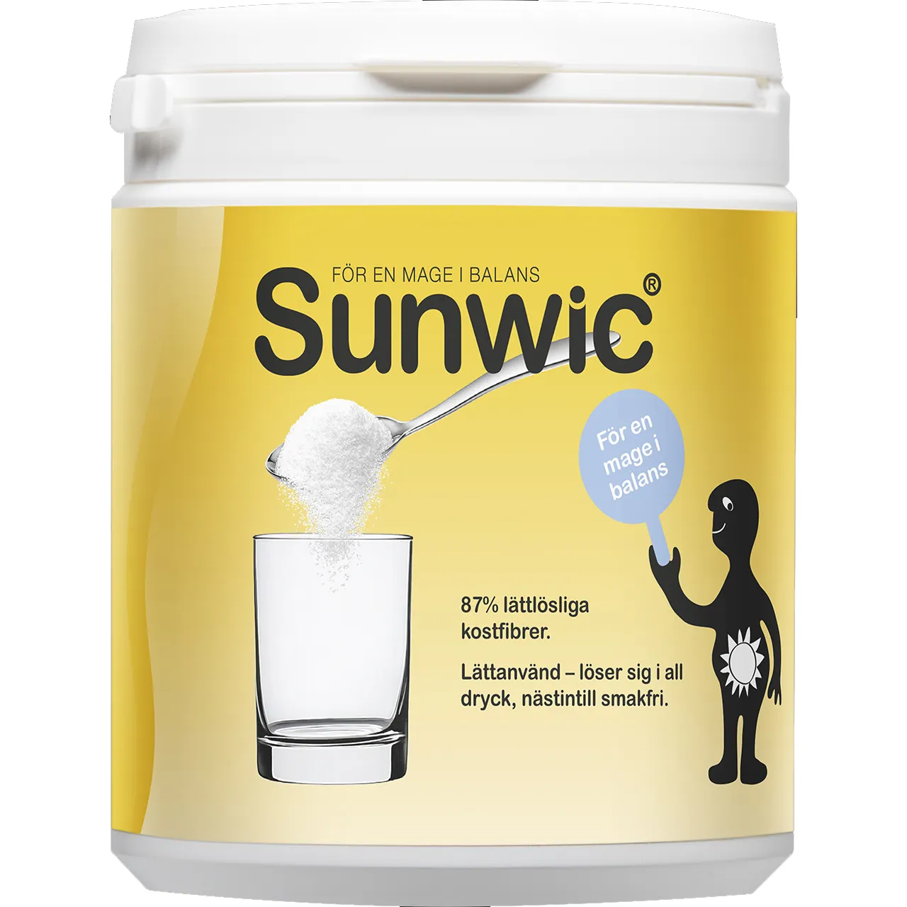 Sunwic dietary fiber - 220 grams - Scandinavian Online Store