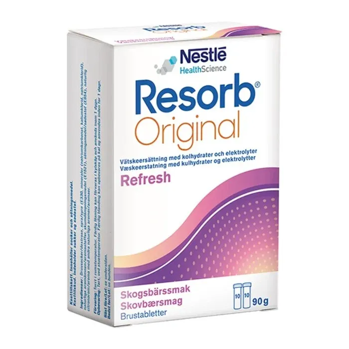 Resorb Wild Berries, Liquid substitute - 20 effervescent tablets ...