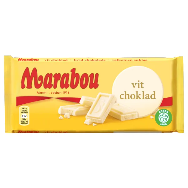 Marabou White chocolate - 160 grams - Scandinavian Online Store