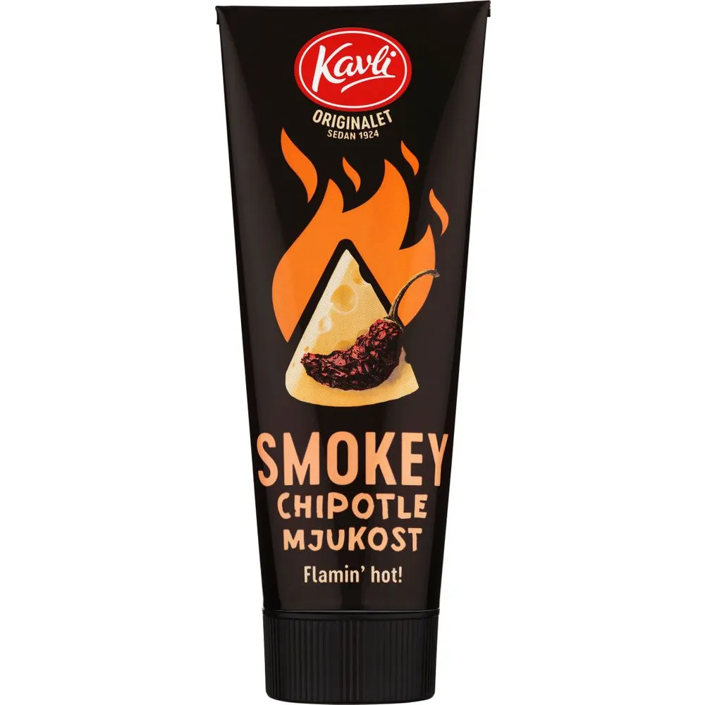 Kavli Soft Cheese Spread Smokey Chipotle - 250 grams - Scandinavian ...