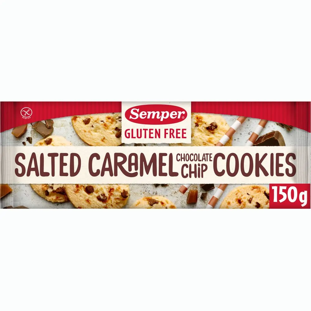 Semper Salted Caramel Chocolate Chip Cookies - 150 grams - Scandinavian ...