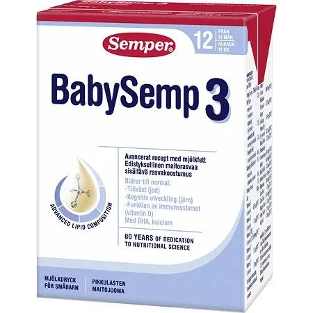 Semper BabySemp 3 Ready-To-Drink 12 months - 200 ml - Scandinavian ...