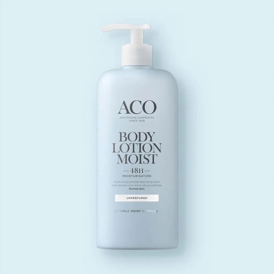 ACO Body Lotion Moist Unscented - 400 ml - Scandinavian Online Store