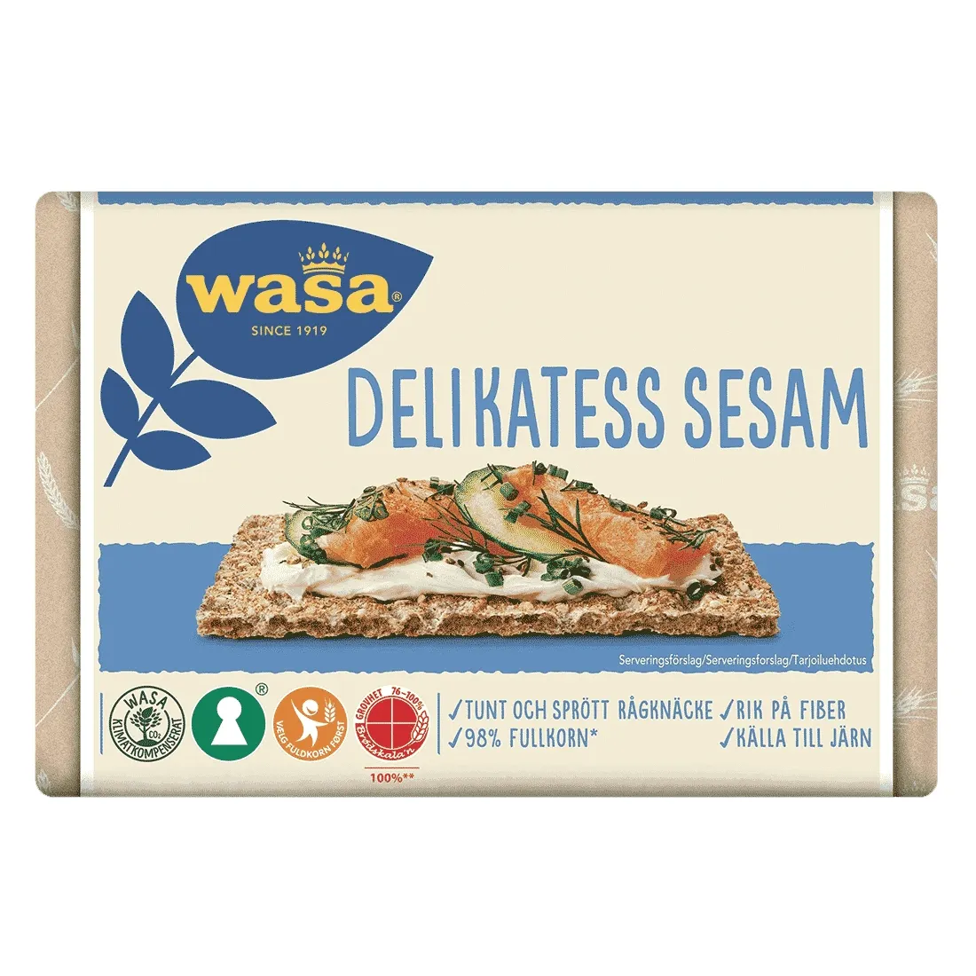 Wasa Delikatess, Sesame - 285 grams - Scandinavian Online Store