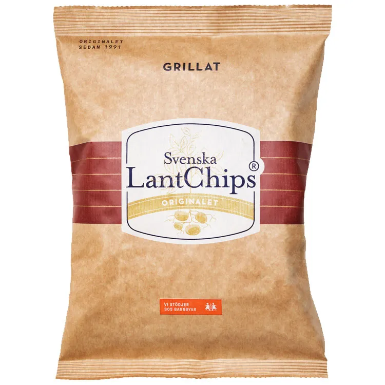 Svenska Lantchips BBQ – 200 Gramm - Skandinavischer Online-Shop