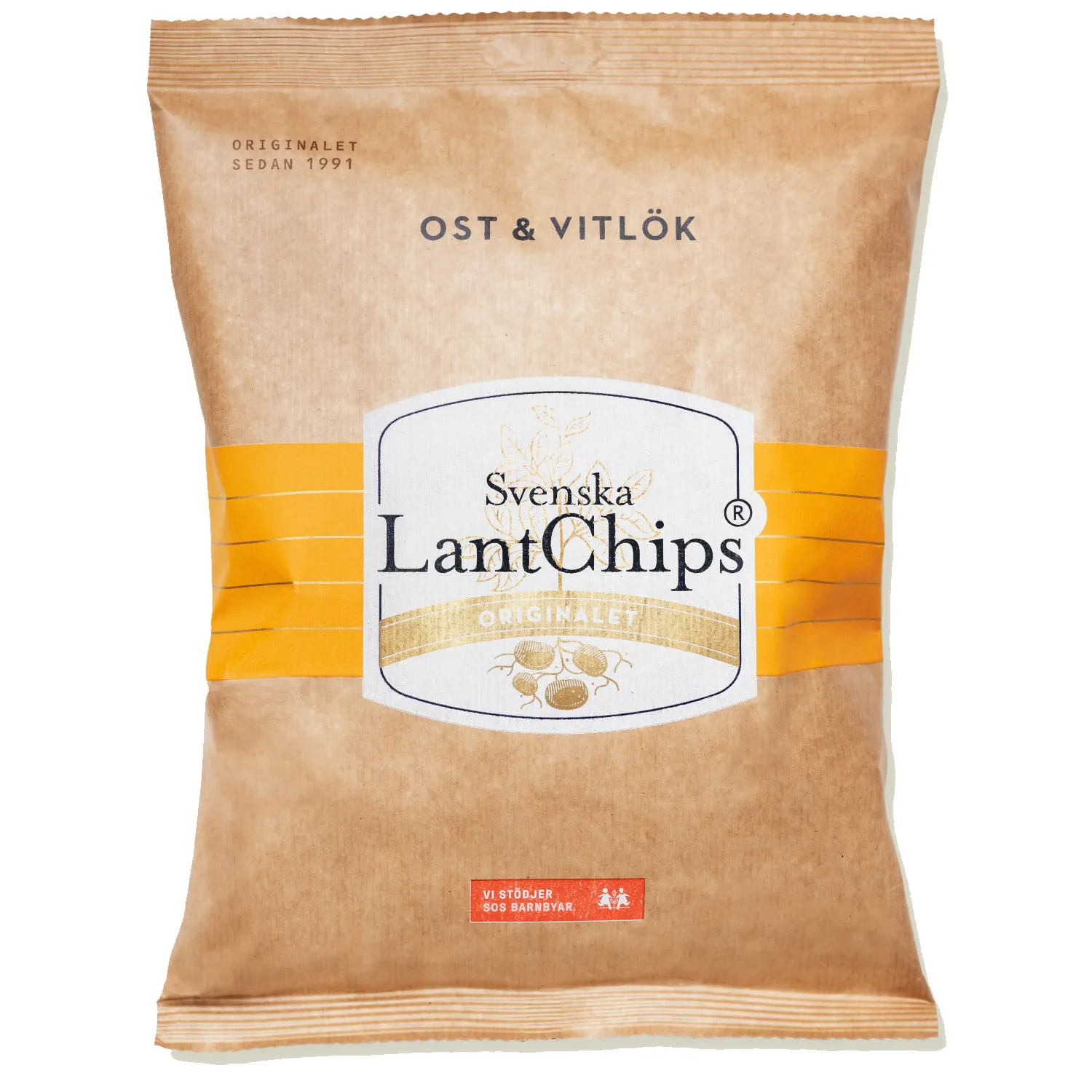 Svenska Lantchips Cheese & Garlic - 200 grams - Scandinavian Online Store