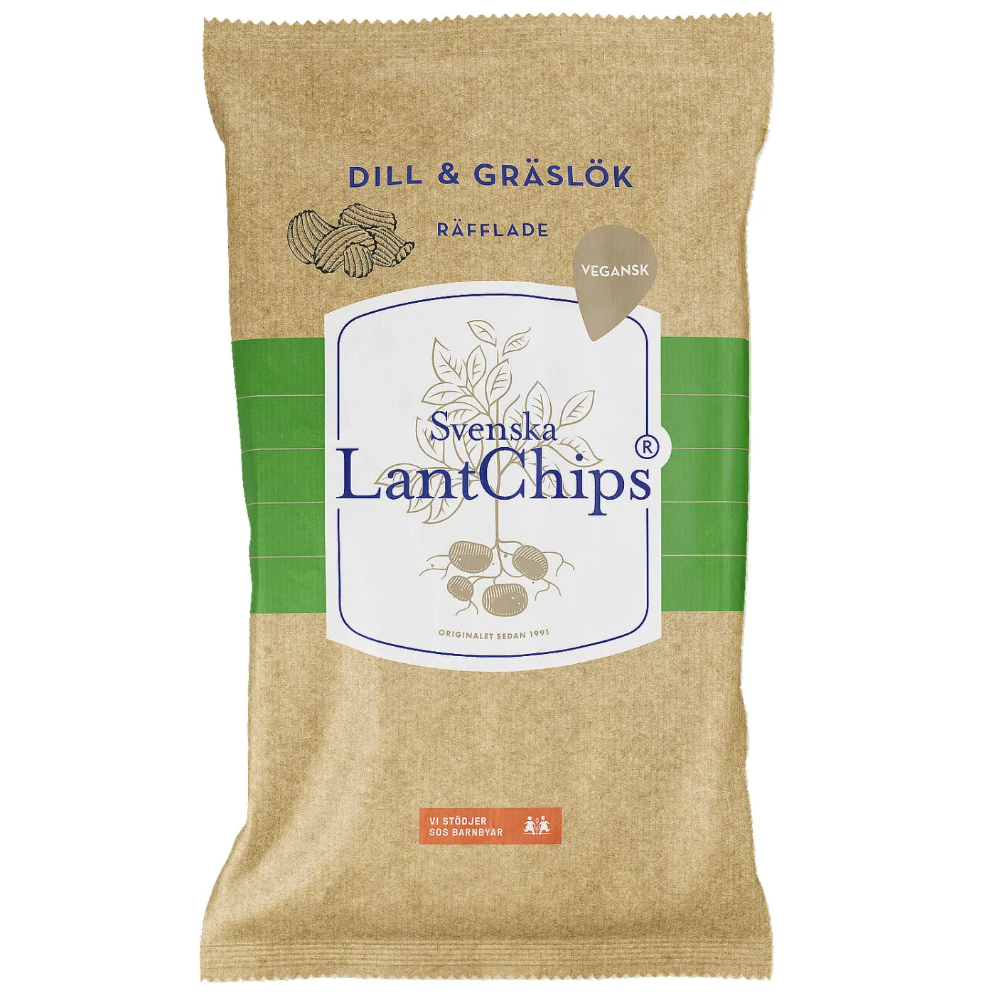 Svenska Lantchips Dill & Chives - 200 grams - Scandinavian Online Store