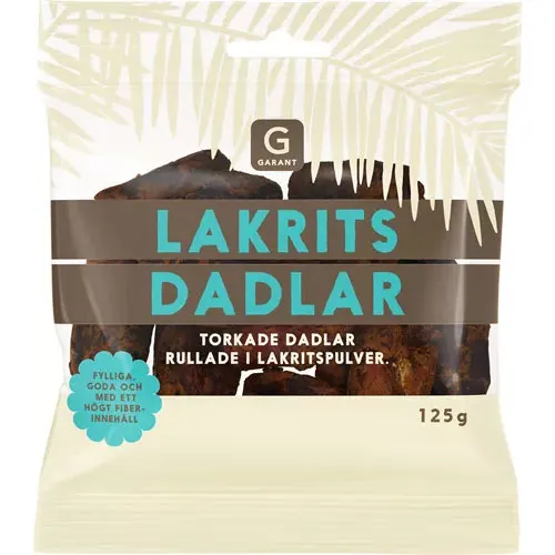 Garant Licorice Dates - 125 grams - Scandinavian Online Store