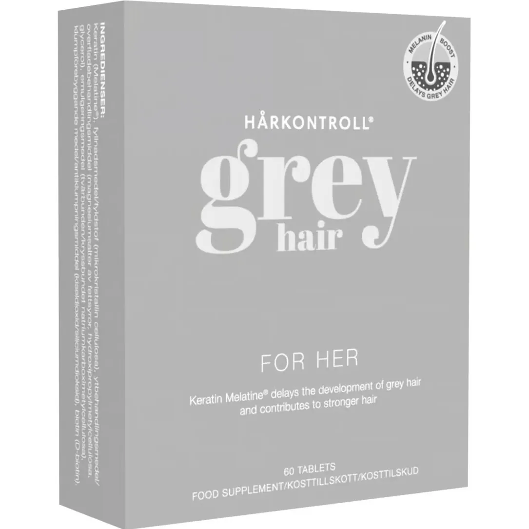 Hårkontroll Grey Hair For Her - 60 tablets - Scandinavian Online Store