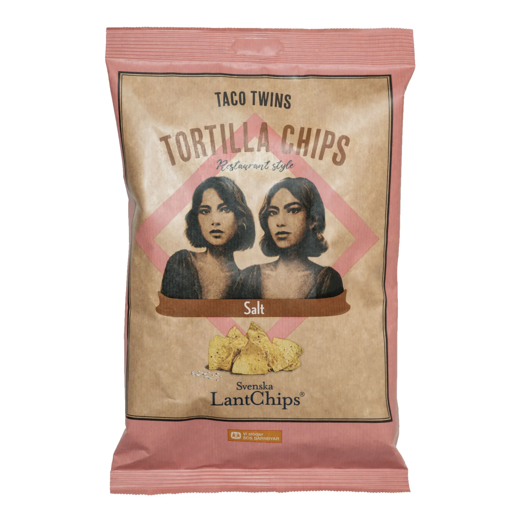 Svenska Lantchips Taco Twins, Salt - 120 grams - Scandinavian Online Store