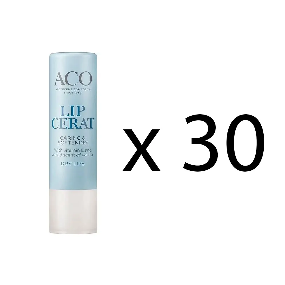ACO Face Lip Balm, 5 ml - 30 pcs - Scandinavian Online Store
