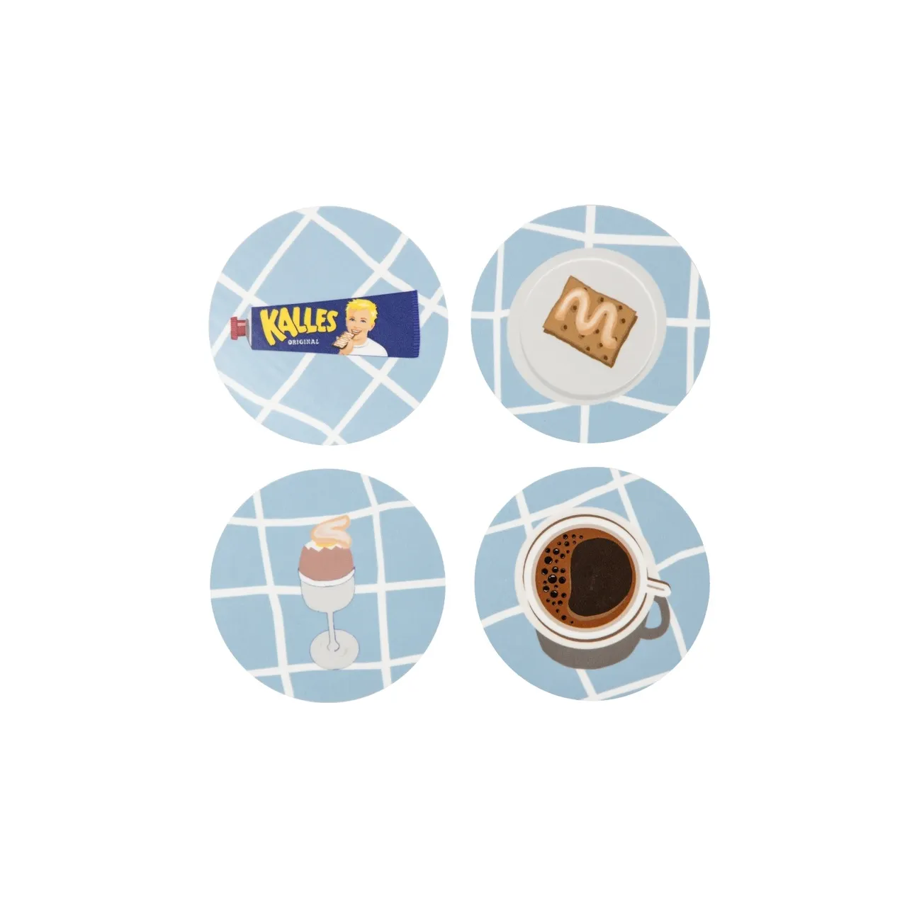 Designtorget Coaster Kalles x DT - 4 pcs. - Scandinavian Online Store