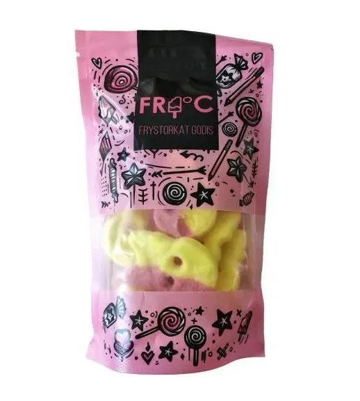 Fryc Freeze-dried Candy Sour Skulls, Raspberry-Lemon - 100 grams ...