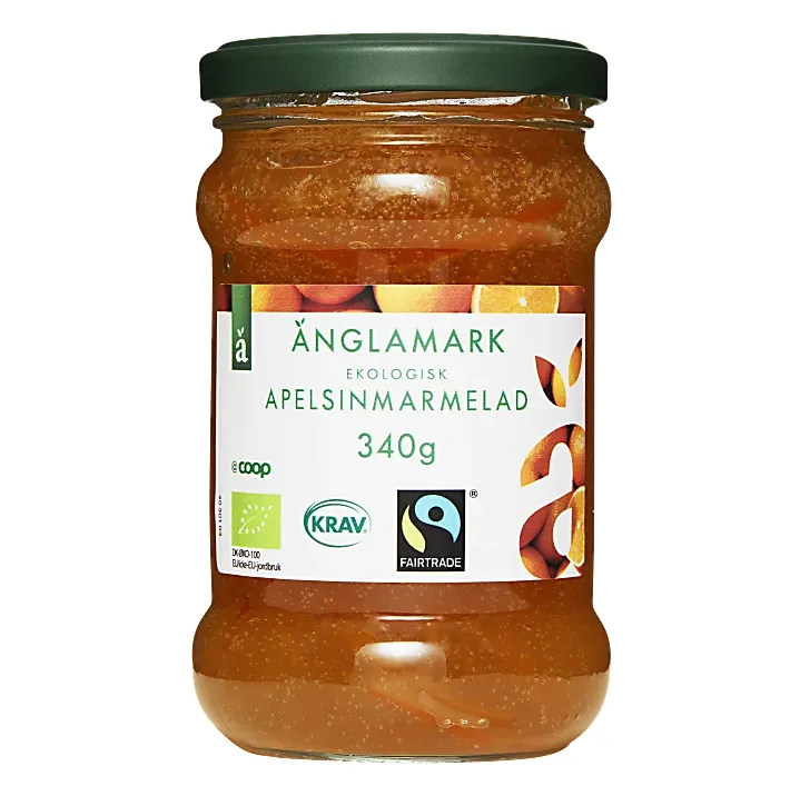 Änglamark Organic Orange Marmalade - 340 grams - Scandinavian Online Store