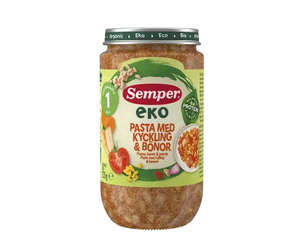 Semper Pasta With Chicken & Beans 1 Year - 235 grams - Scandinavian ...