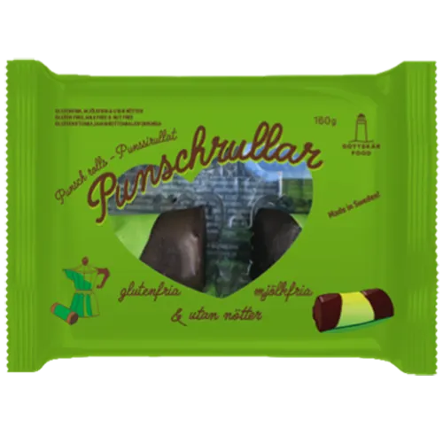 Gottskär Food Punsch Rolls, paquete de 4 - 160 gramos - Scandinavian ...