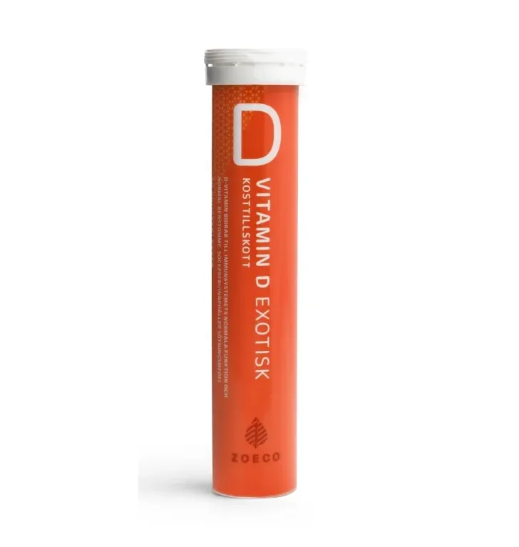 Zoeco Vitamin D Exotic - 20 effervescent tablets - Scandinavian Online ...