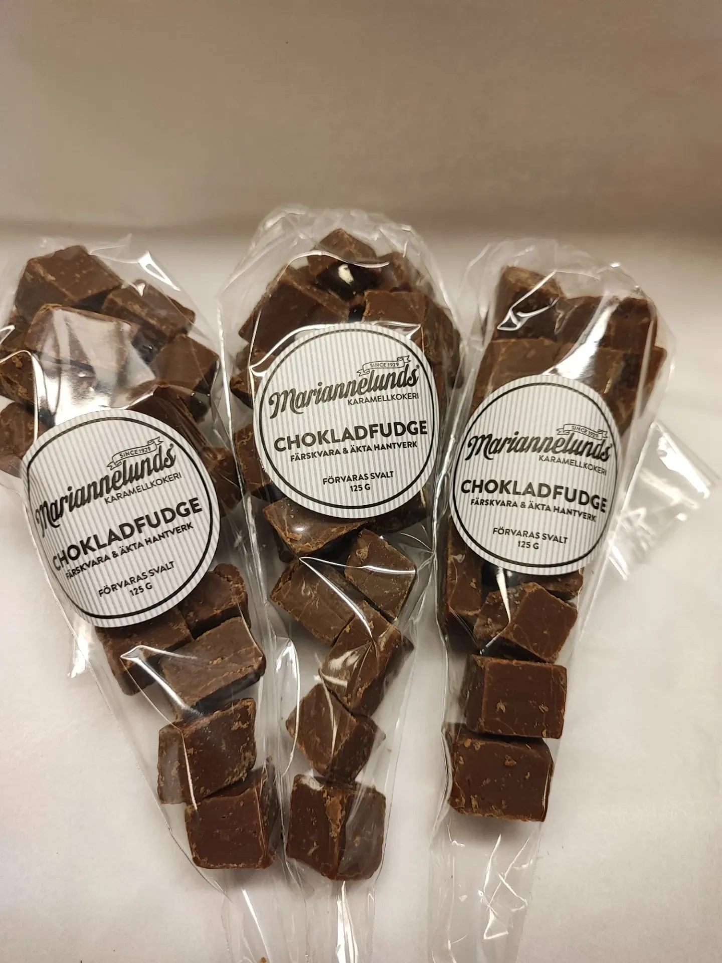 Mariannelunds Karamellkokeri Chocolate Fudge - 125 grams - Scandinavian ...