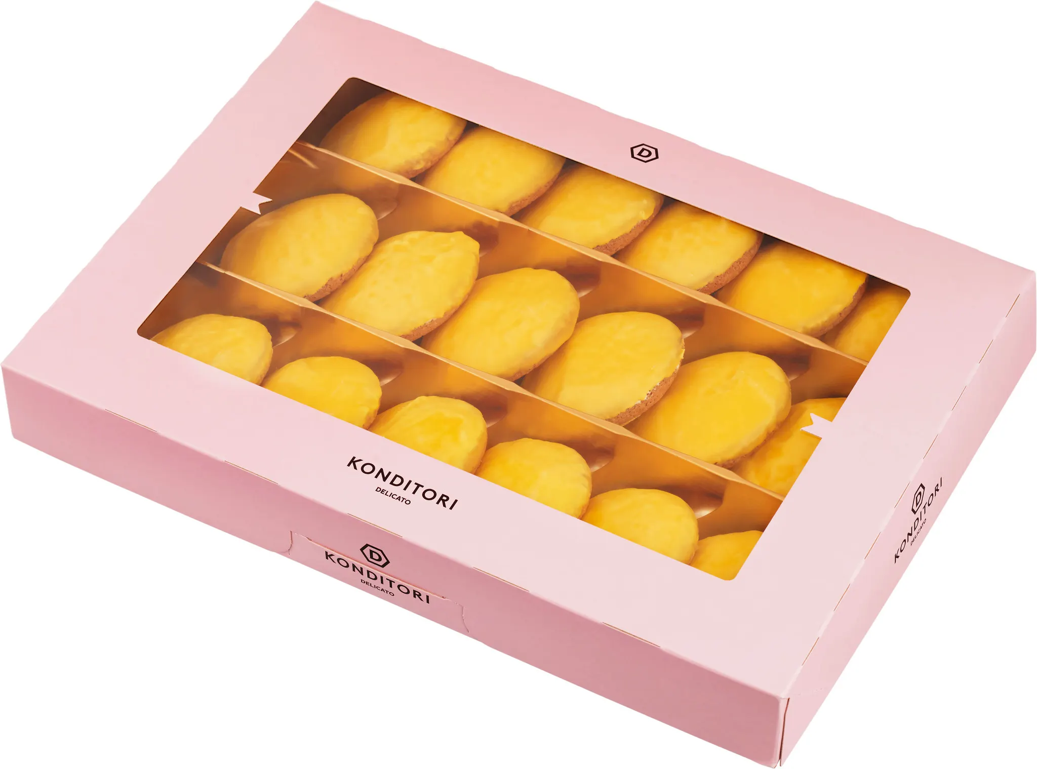 Delicato Citronbiskvi Lyx, Box - 18 pcs - Scandinavian Online Store