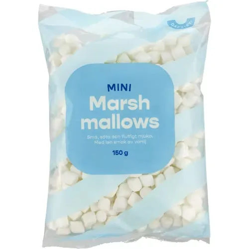 Dazzley White Mini Marshmallows - 150 grams - Scandinavian Online Store