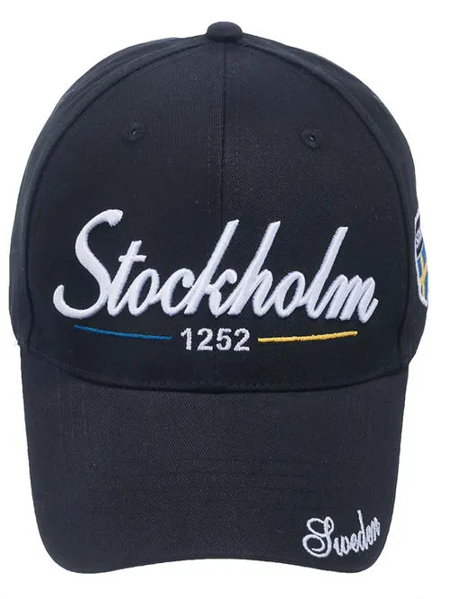 Robin Ruth Classic Cap - Sweden, Black - Scandinavian Online Store