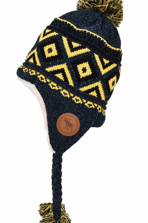 Robin Ruth Bon Bon Wintermütze aus Leder mit Stempel – Schweden ...