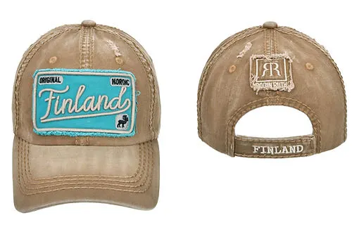 Robin Ruth Retro Cap - Finland, Beige - Scandinavian Online Store