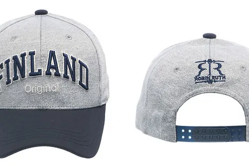 Robin Ruth Original Active Wear Cap - Finland, Grey/Black ...