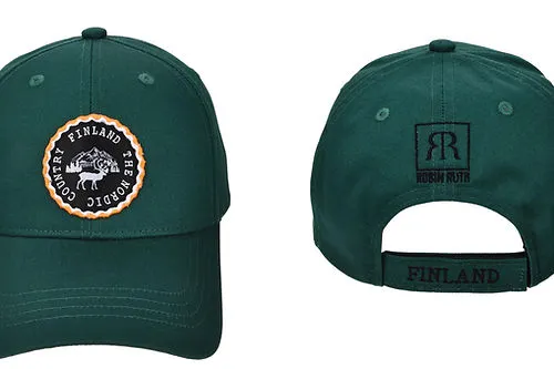 Robin Ruth Classic Stamp Cap - Finland, Green - Scandinavian Online Store
