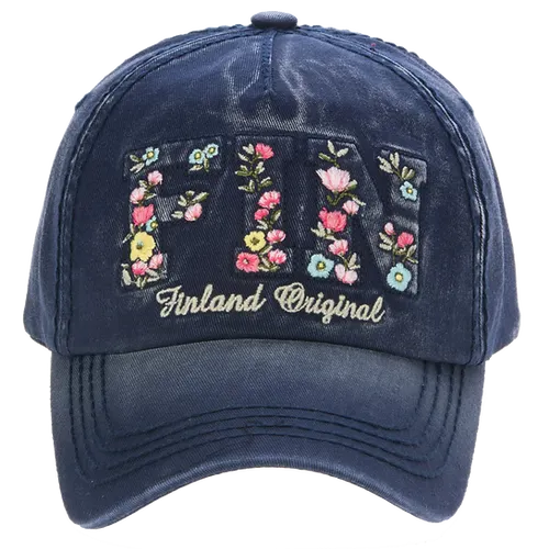Robin Ruth Floral Cap - Finland, Blue - Scandinavian Online Store