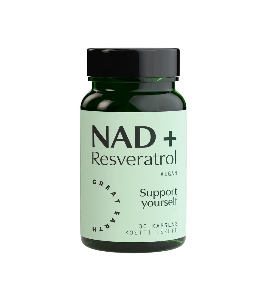 Great Earth NAD+ Reservatrol - 30 capsules - Scandinavian Online Store