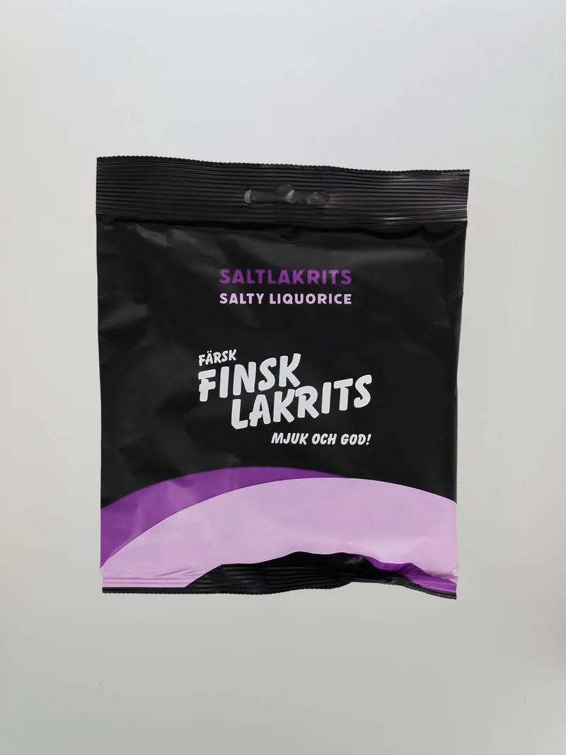Finsk Lakrits Salty Licorice - 215 g - Scandinavian Online Store