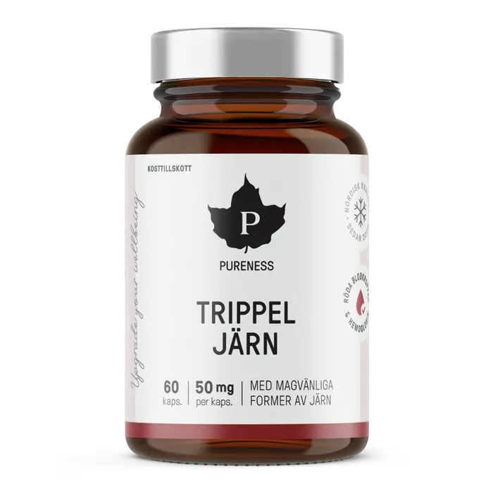 Pureness Triple Iron - 60 capsules - Scandinavian Online Store