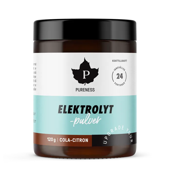 Pureness Electrolyte powder, Cola Lemon - 120 g - Scandinavian Online Store