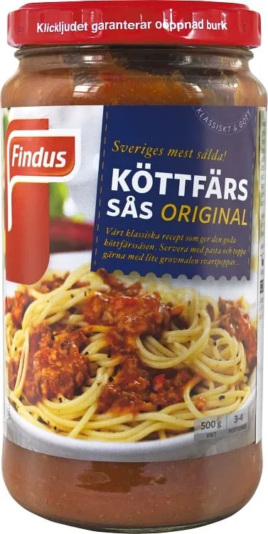 Sauce à la viande hachée Findus Originale - 500 grammes - Scandinavian ...
