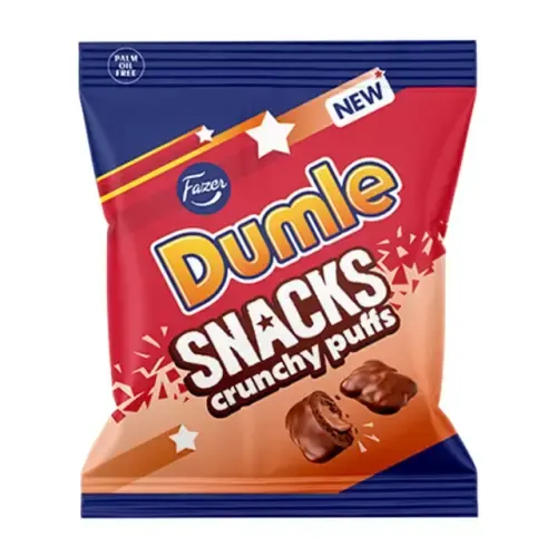 Fazer Dumle Snacks Crunchy Puffs - 100g - Scandinavian Online Store