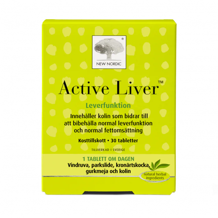 New Nordic Active Liver, Normal Liver Function - 30 tablets ...