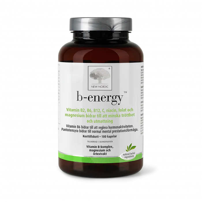 New Nordic B-energy, Reduce fatigue - 180 capsules - Scandinavian ...